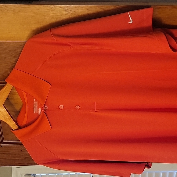 Nike | Shirts | Nike Golf Drifit Orange Polo Xxl | Poshmark